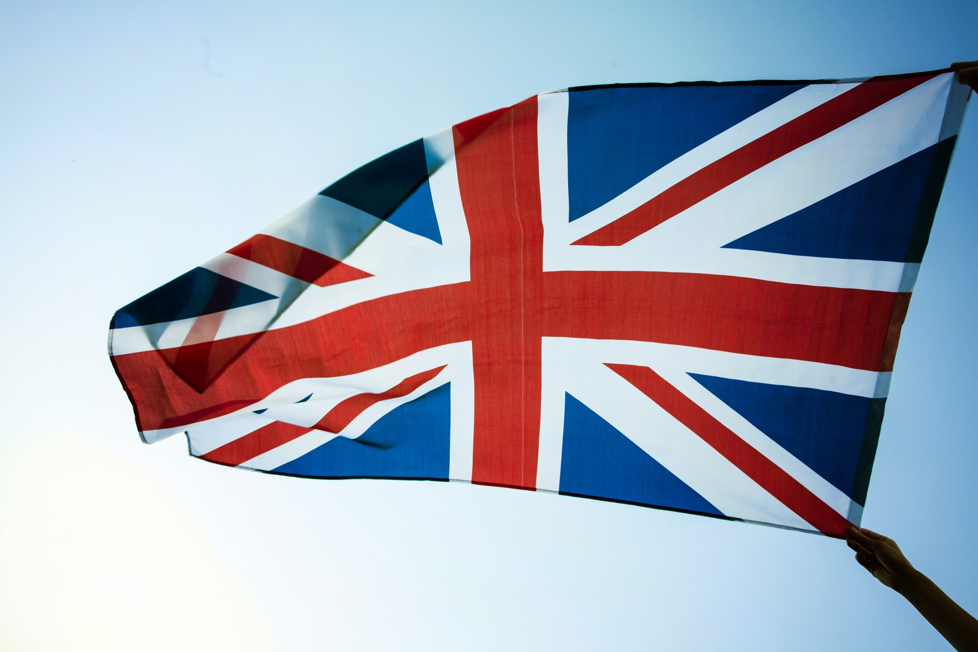 UK flag close up – Instituto Inglaterra
